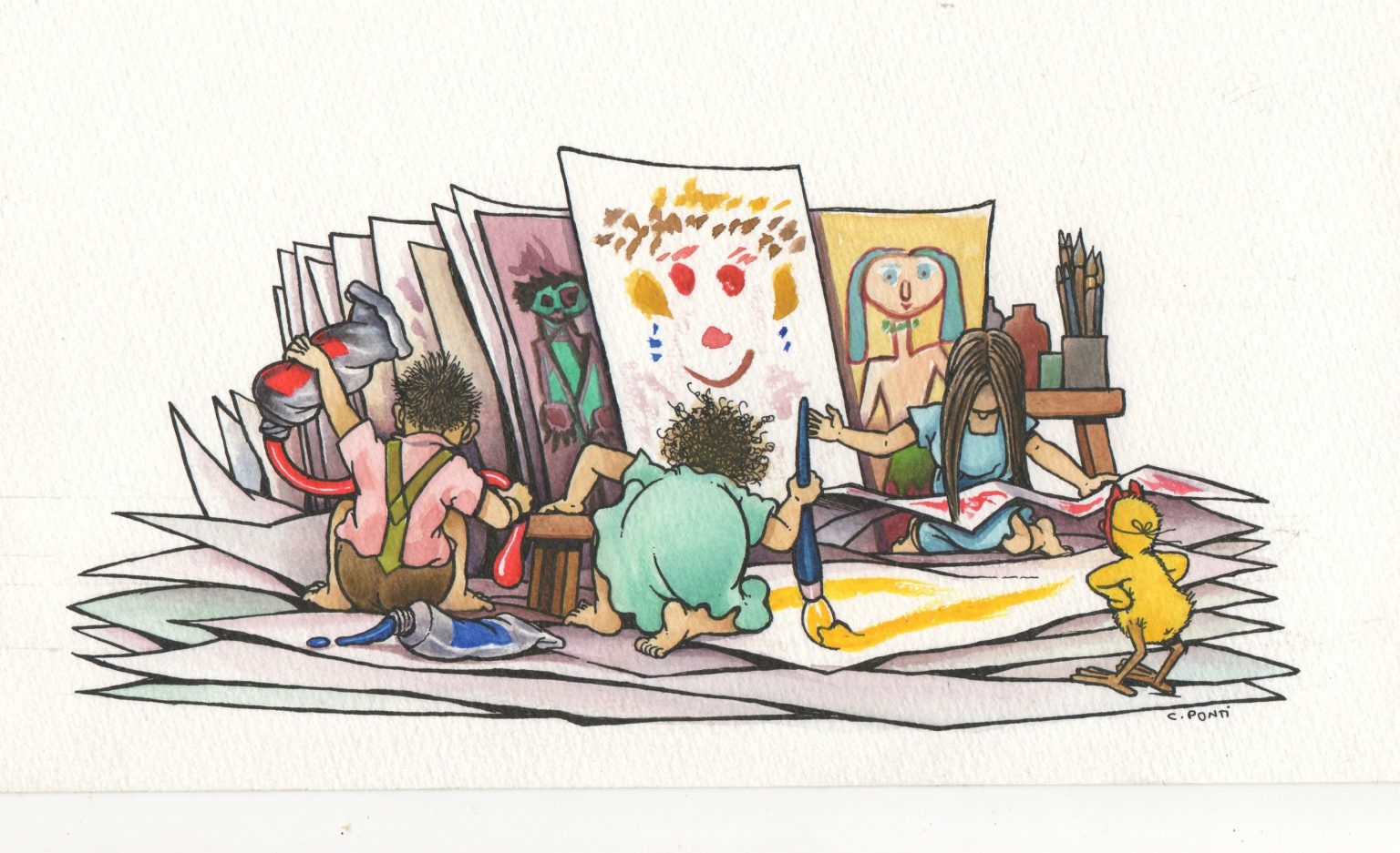 La genèse du Muz, musée des œuvres d’enfants par Claude Ponti - Passage ...